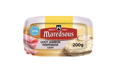 Maredsous | Fromage à tartiner | Jambon Light | 200g | 200 gr | Delhaize