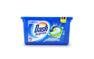 Dash | Lessive | Pods | 3 en 1 | Regular | 39 pc | Delhaize