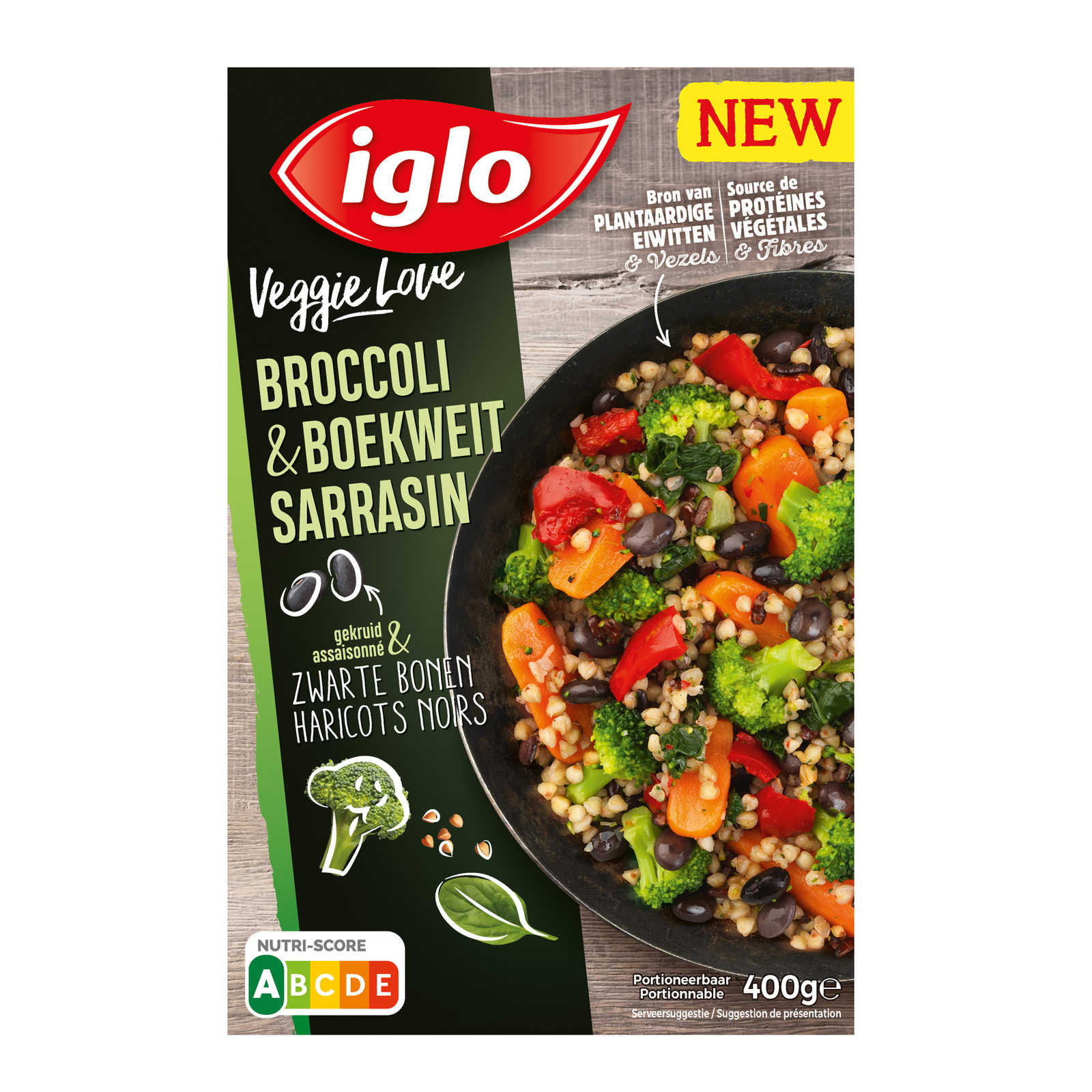 Iglo | Veggie love | Broccoli-sarrasin | 400 gr | Delhaize