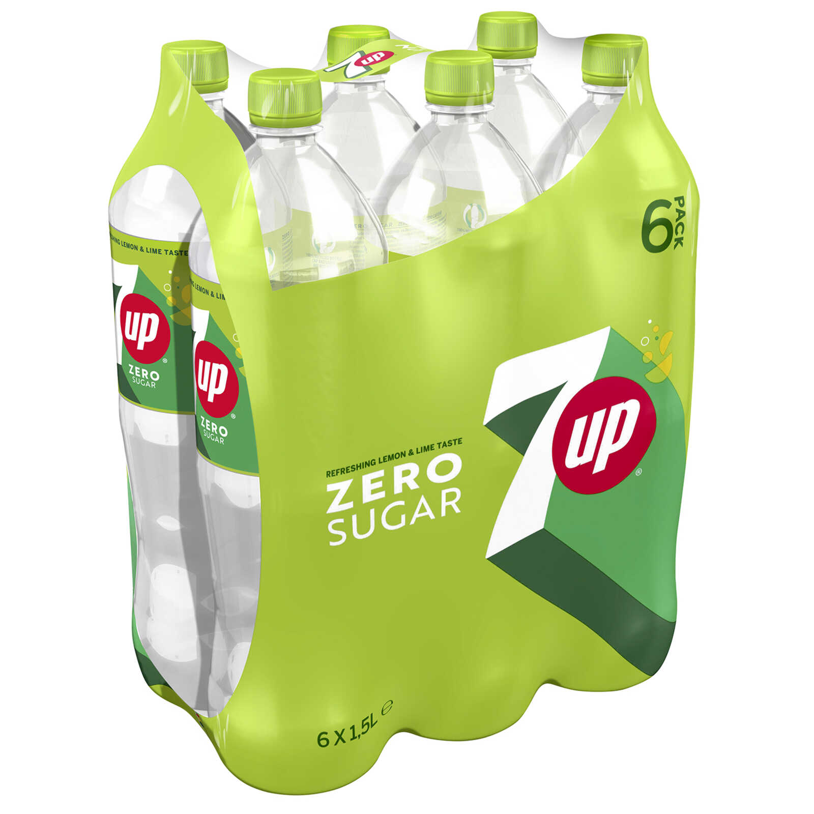 7Up | Limoen & Citroen | Limonade | Frisdrank | 6 x 1,5 l | Delhaize
