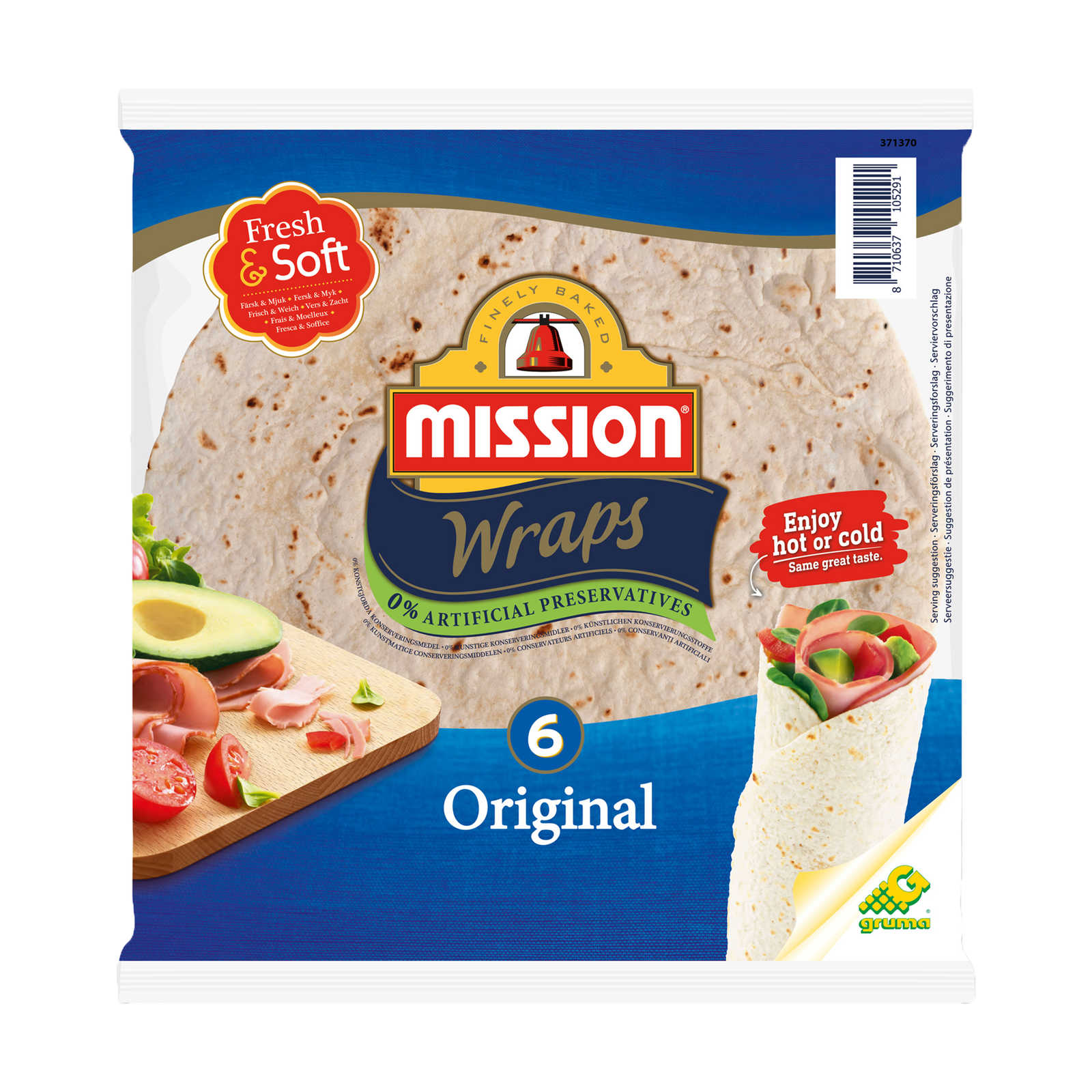 Mission Wraps | Wraps Original | 370 gr | Delhaize