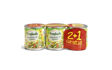 Bonduelle | Macedoine de légumes | 3 x 200 gr | Delhaize