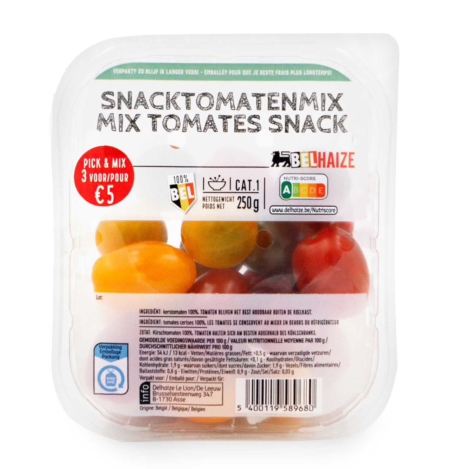 Delhaize | Tomates cerises | Mix | 250 gr | Delhaize