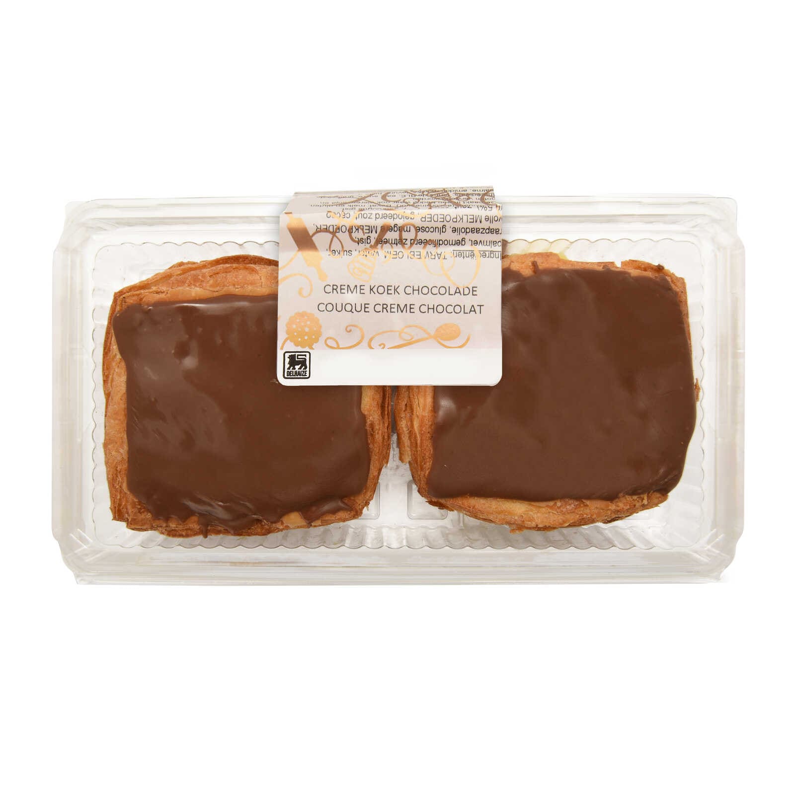 Delhaize | Couques | Crème | Cacao | 2 pc | Delhaize