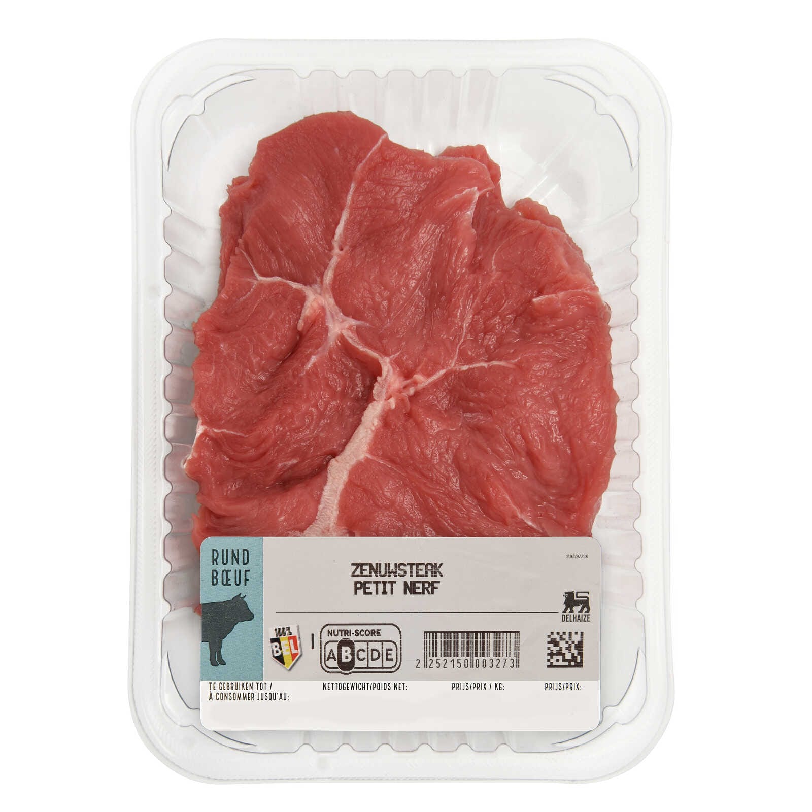 Delhaize | Zenuwstuk | Belgisch Rund | +/- 175 gr | Delhaize