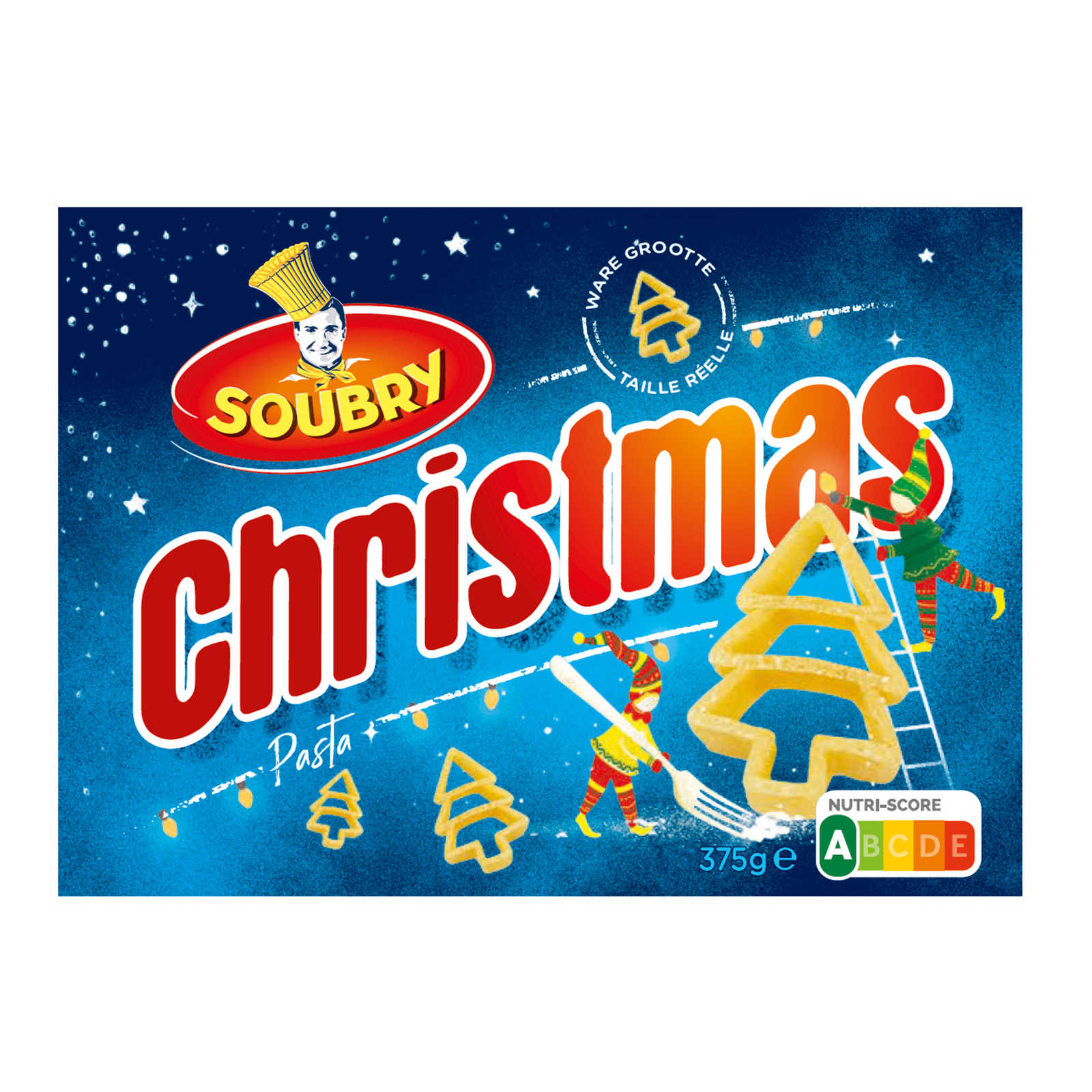 Soubry | Pâtes | Christmas | 375 gr | Delhaize