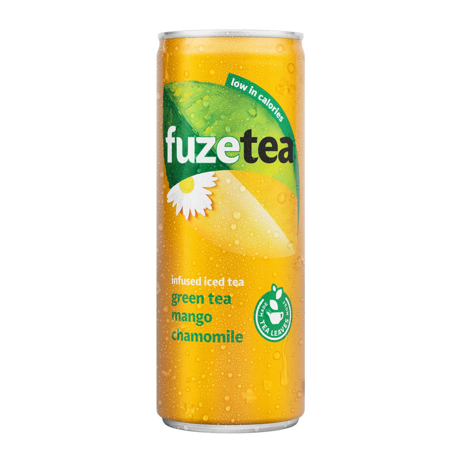 Fuze Tea | Green Tea | Niet bruisend | Mango Kamille | Blik | 25 cl ...