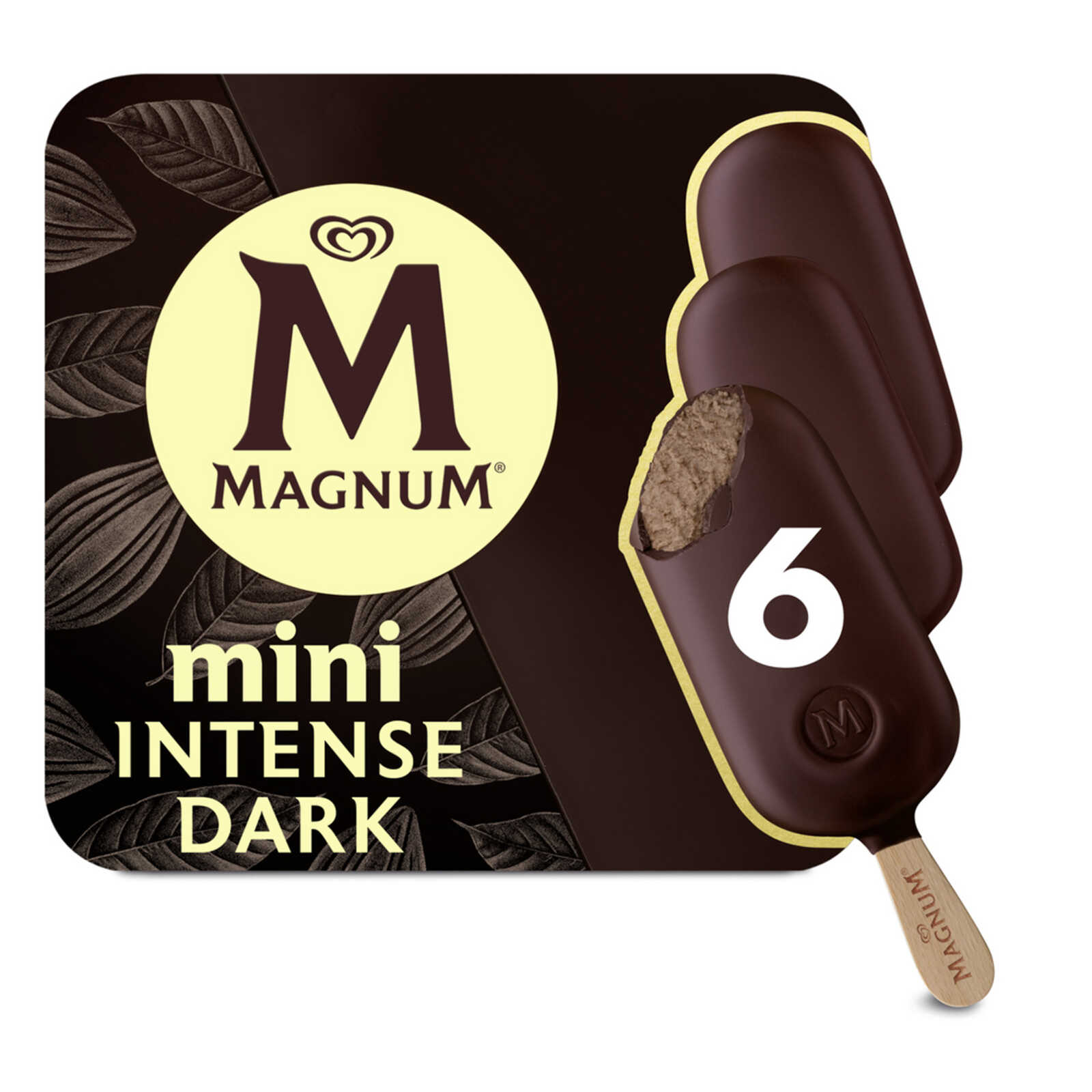 Magnum | Glace | Intense Dark Chocolate | 6 x 5,5 cl | Delhaize