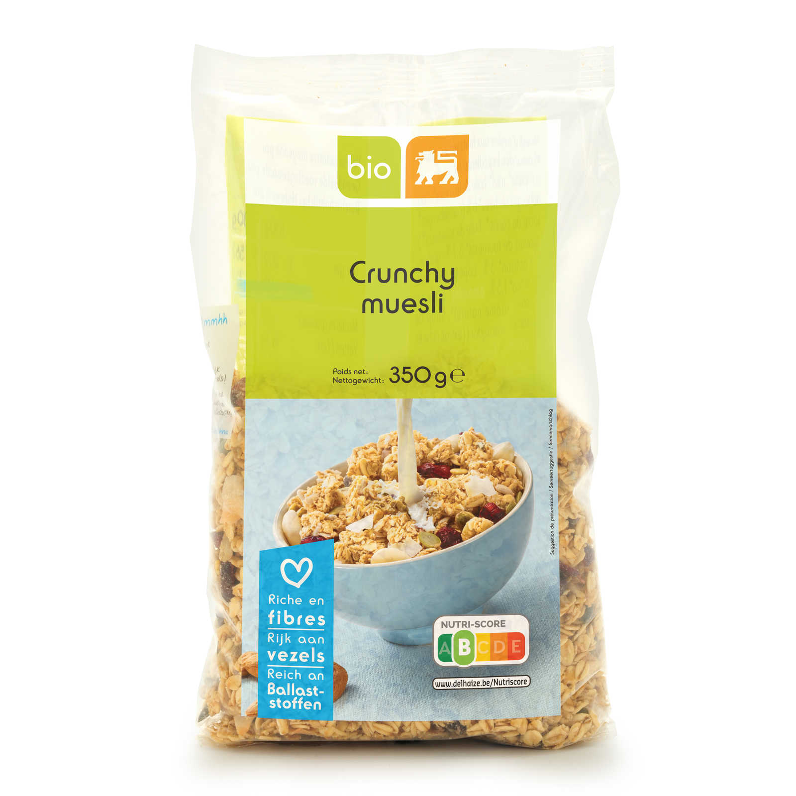 Delhaize | Bio | Muesli | Granola | Fruit & graines | Bio | 350 gr ...
