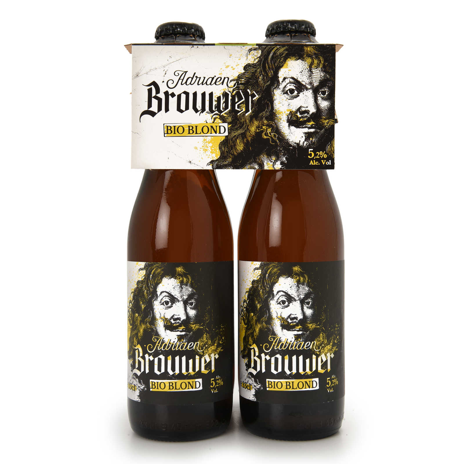 Adriaen Brouwer | Bière blonde | 5,2% alc | Bio | 4 x 33 cl | Delhaize