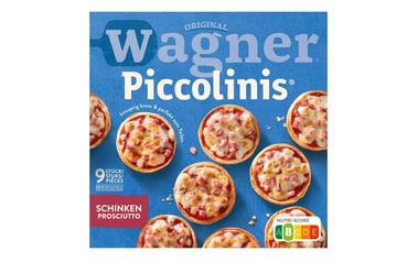 Wagner | Piccolinis | Mini pizza | Piccolinis | Prosciutto | 9 x 30 gr ...