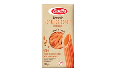 Barilla | Penne | Linzen | Rood | 250 gr | Delhaize