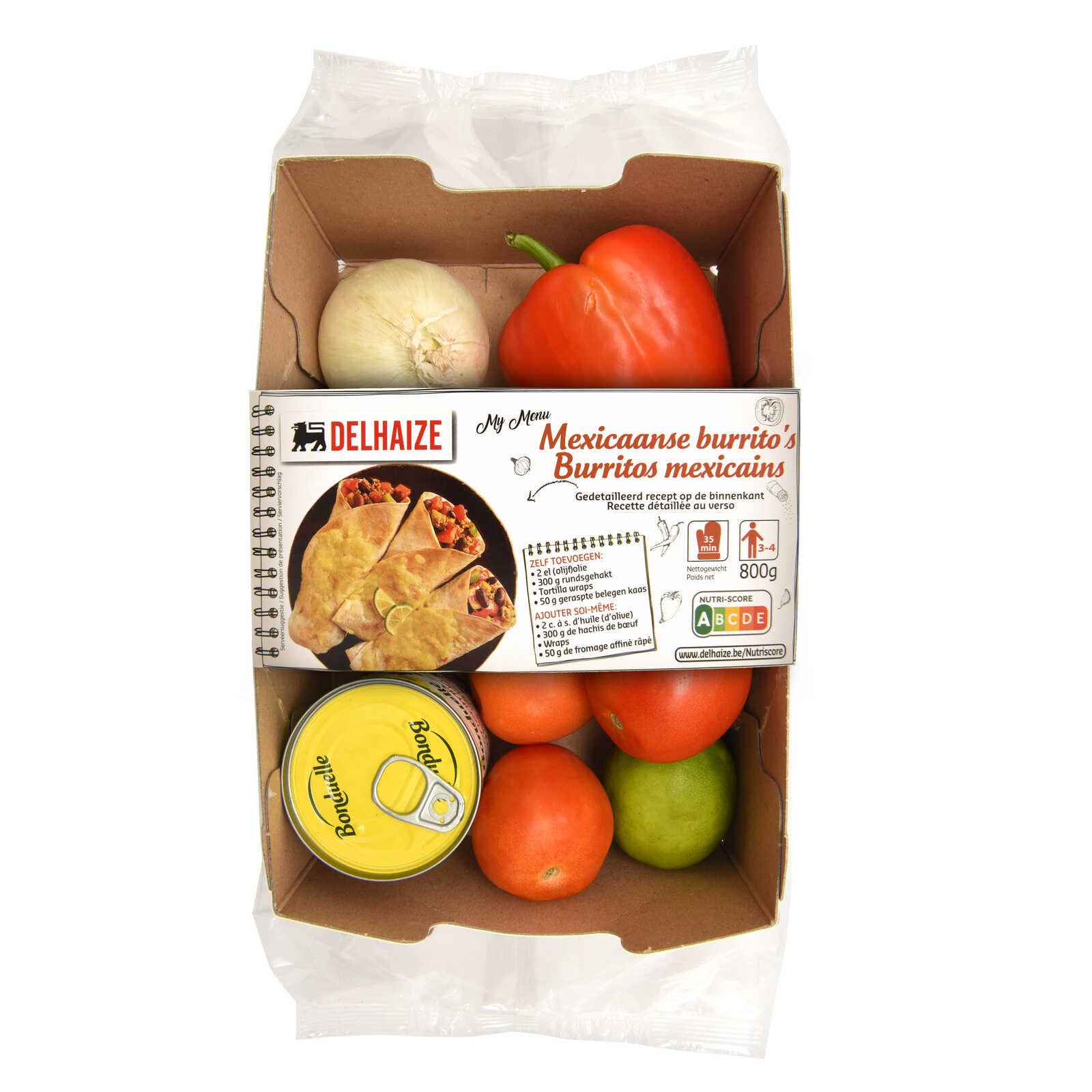 Delhaize | Mexiacaanse burritos | MAALTIJDBOX | 1 st | Delhaize