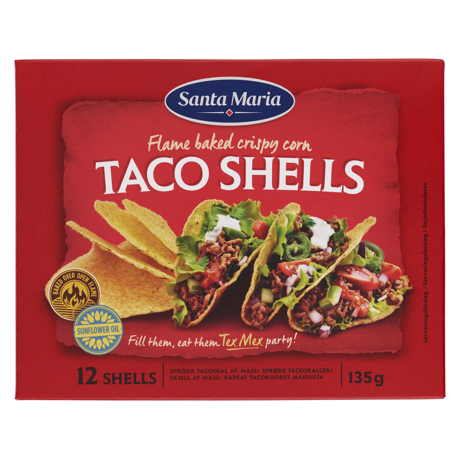 Santa Maria | Taco shells | 135 gr | Delhaize