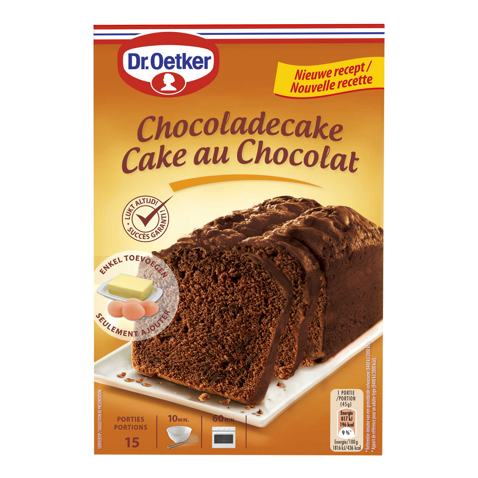 Dr. oetker | Cake | Chocolat | 400 gr | Delhaize
