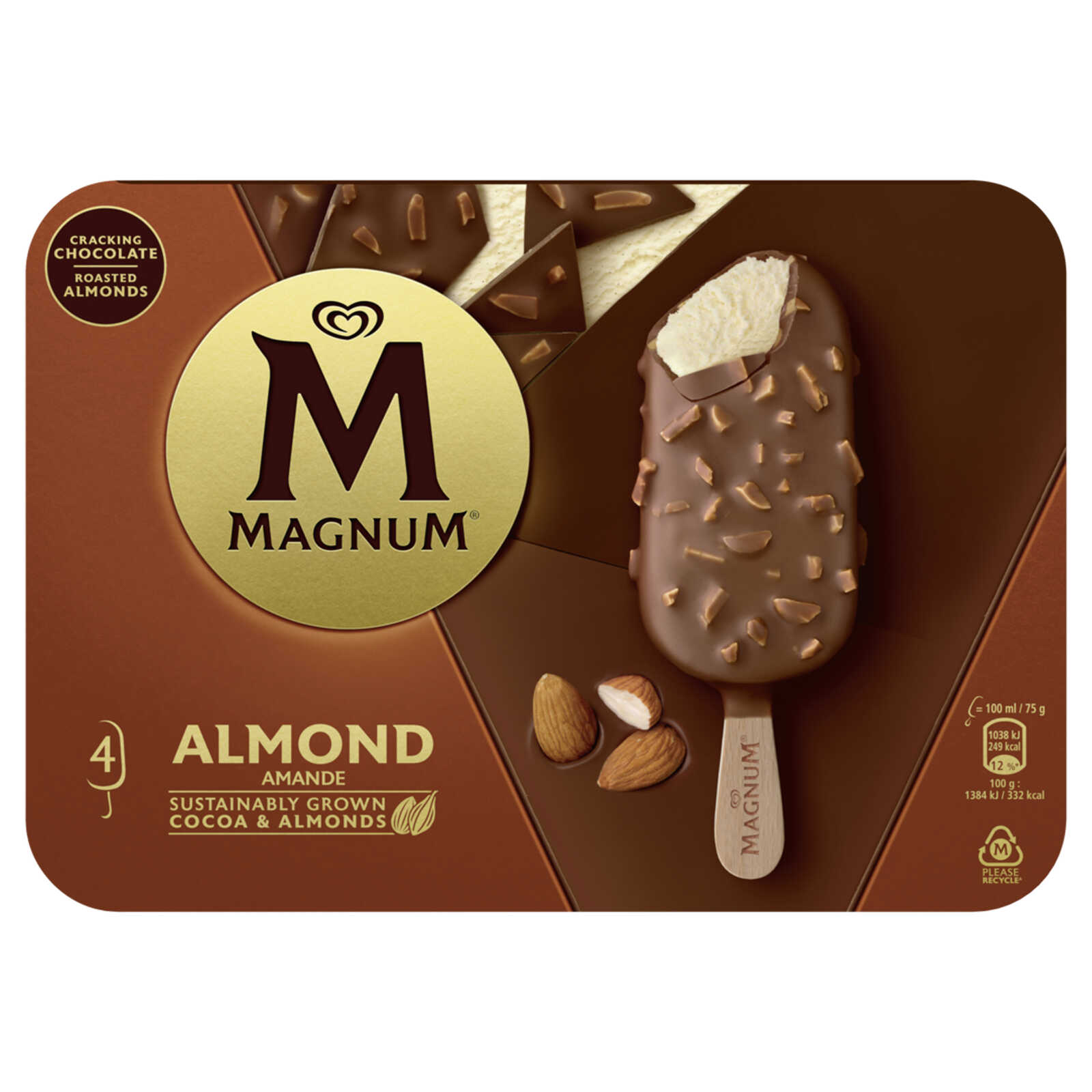 Magnum | Almond | 4 x 10 cl | Delhaize