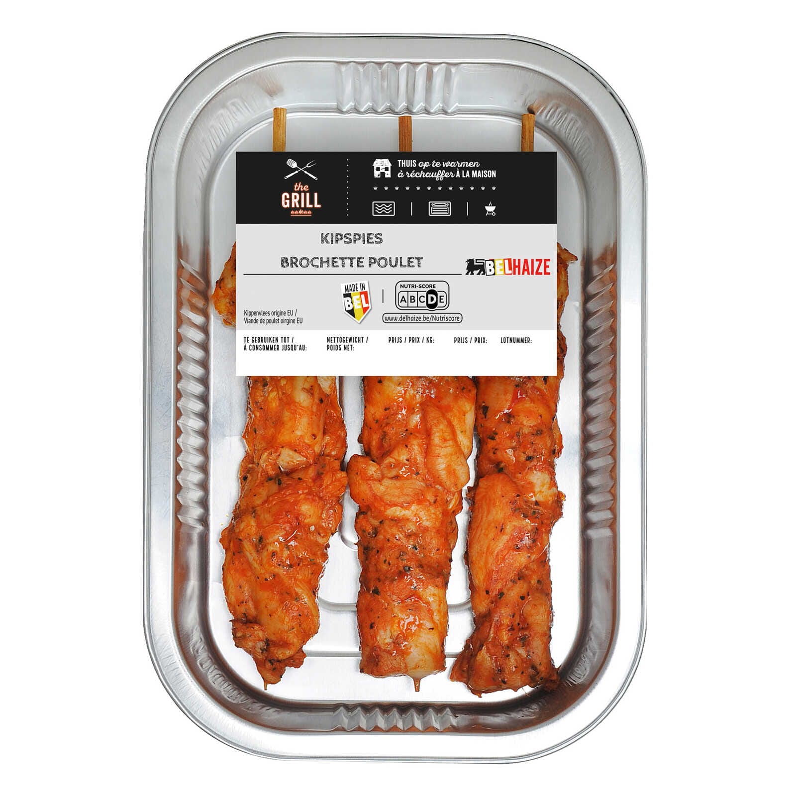 Delhaize | Poulet | Brochette | +/- 225 gr | Delhaize