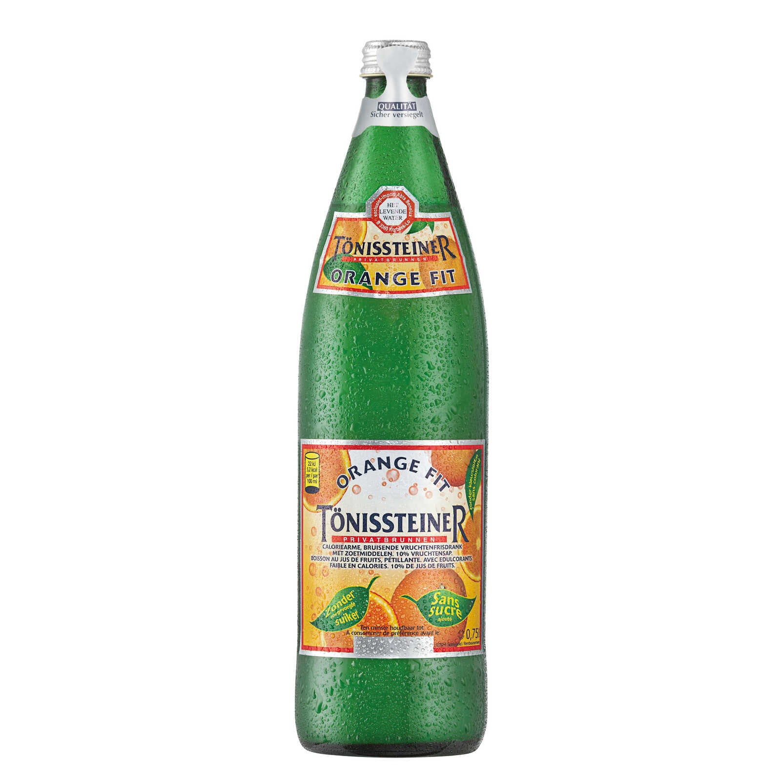 Tönissteiner | Limonade | Orange | Glas | 75 cl | Delhaize
