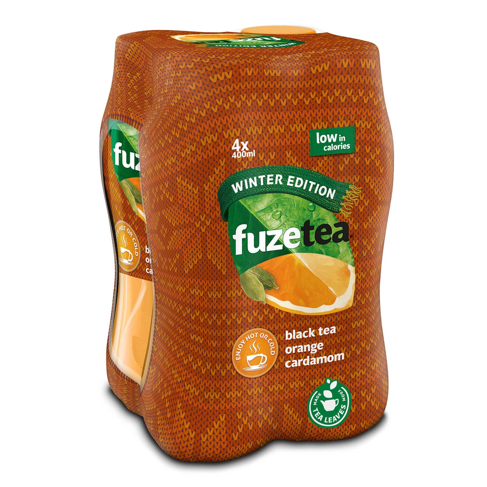 Fuze Tea | Black Tea | Zwarte thee | Orange Cardamom | PET | 4 x 40 cl ...