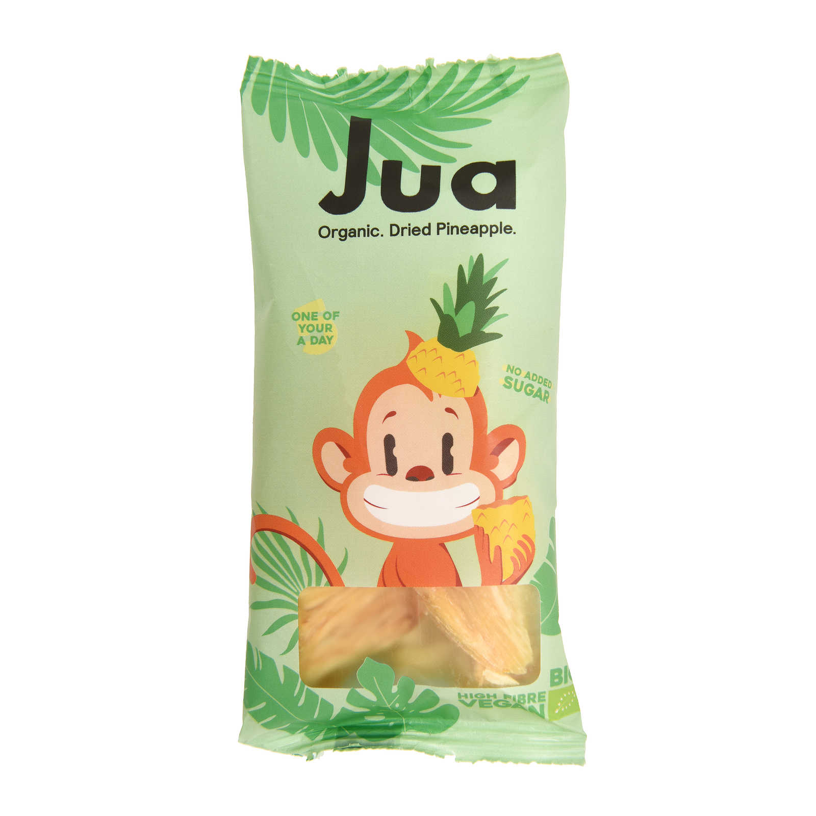 Jua Fruits | Ananas | Gedroogde |Bio | 25 gr | Delhaize