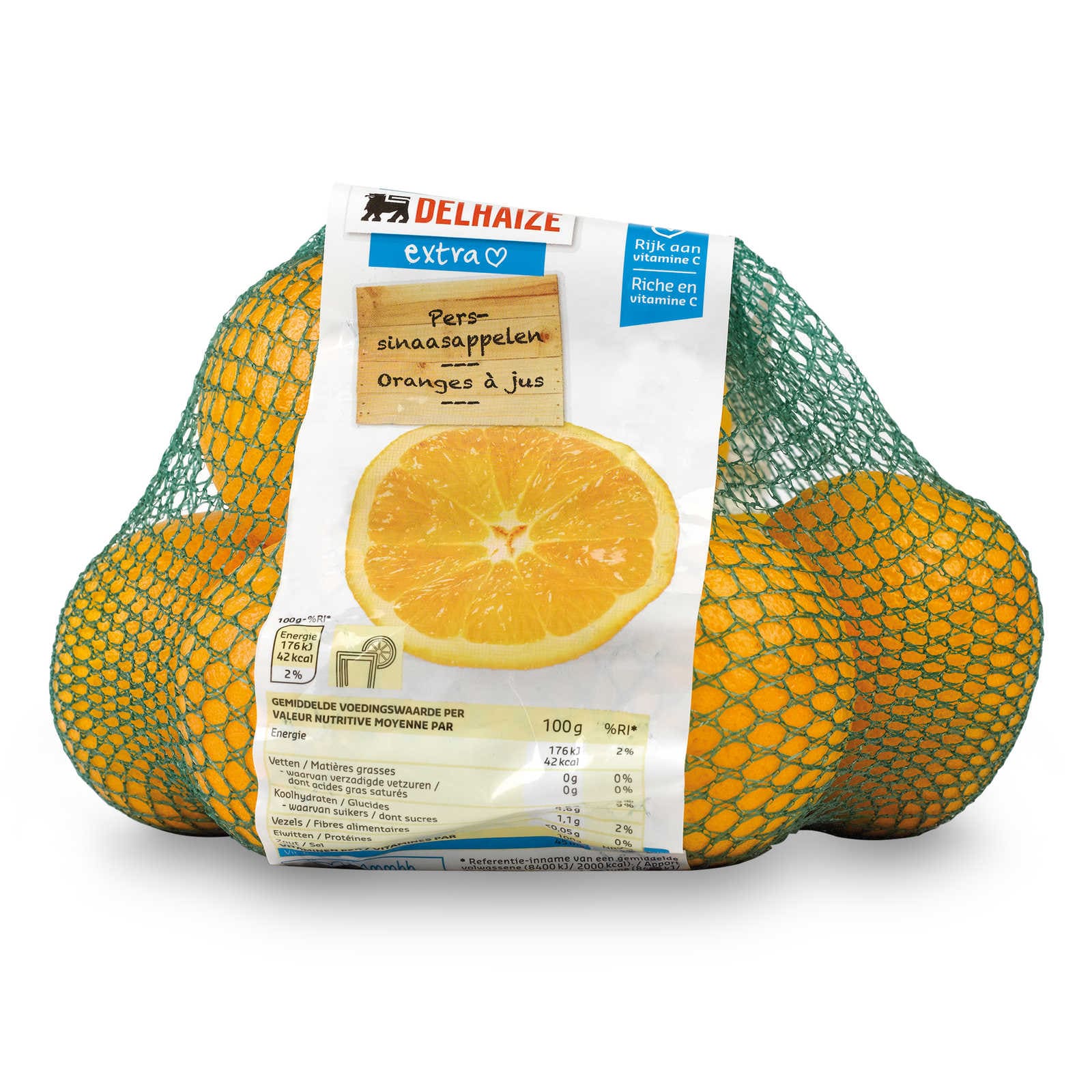 Delhaize | Oranges à jus | Filet | 2 kg | Delhaize