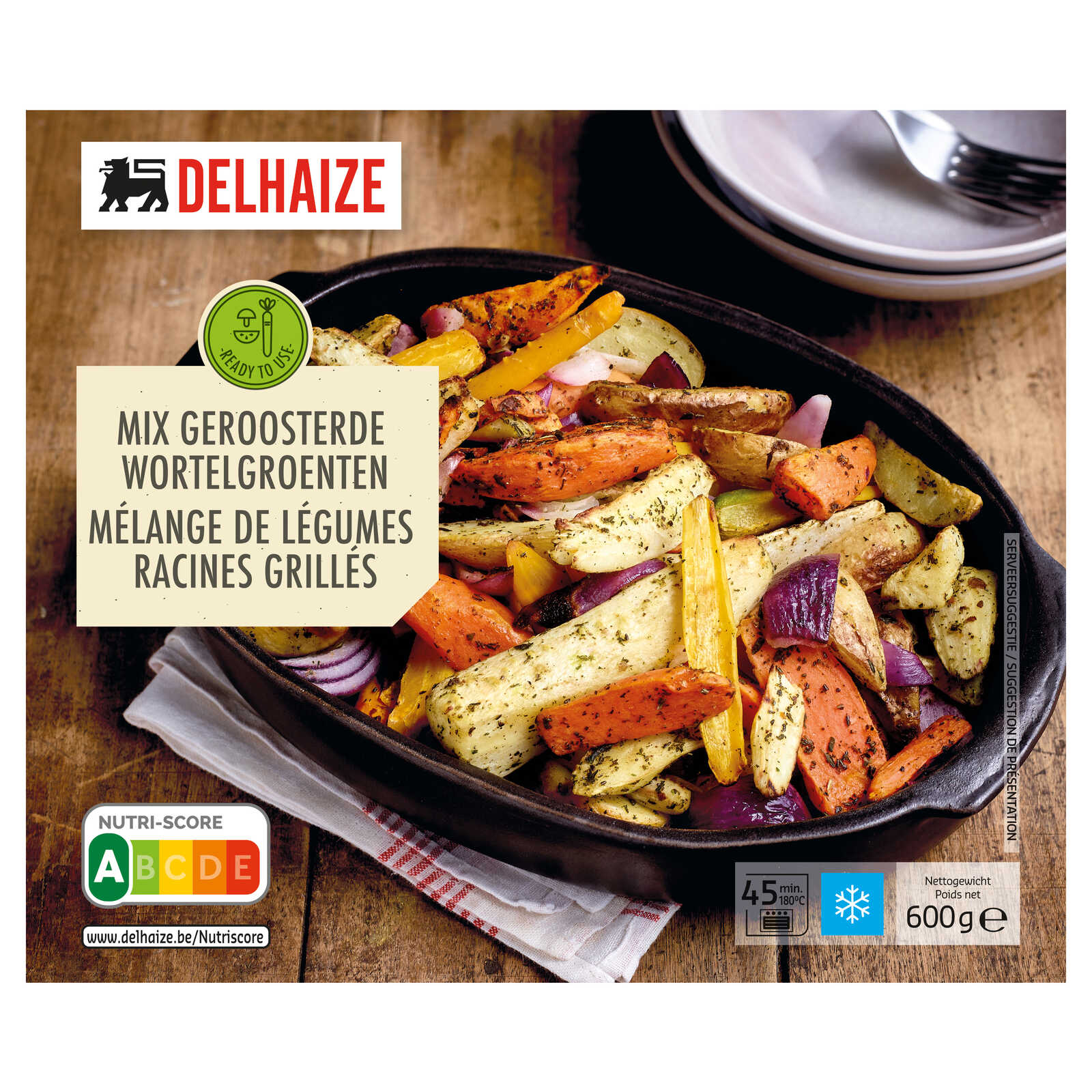 Delhaize | Légumes racines | Grillés | 600 gr | Delhaize