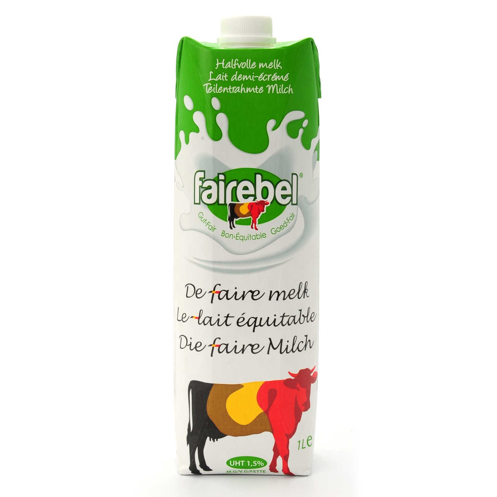 Fairebel | Lait | Demi-écrémé | 1,5% | 1 l | Delhaize