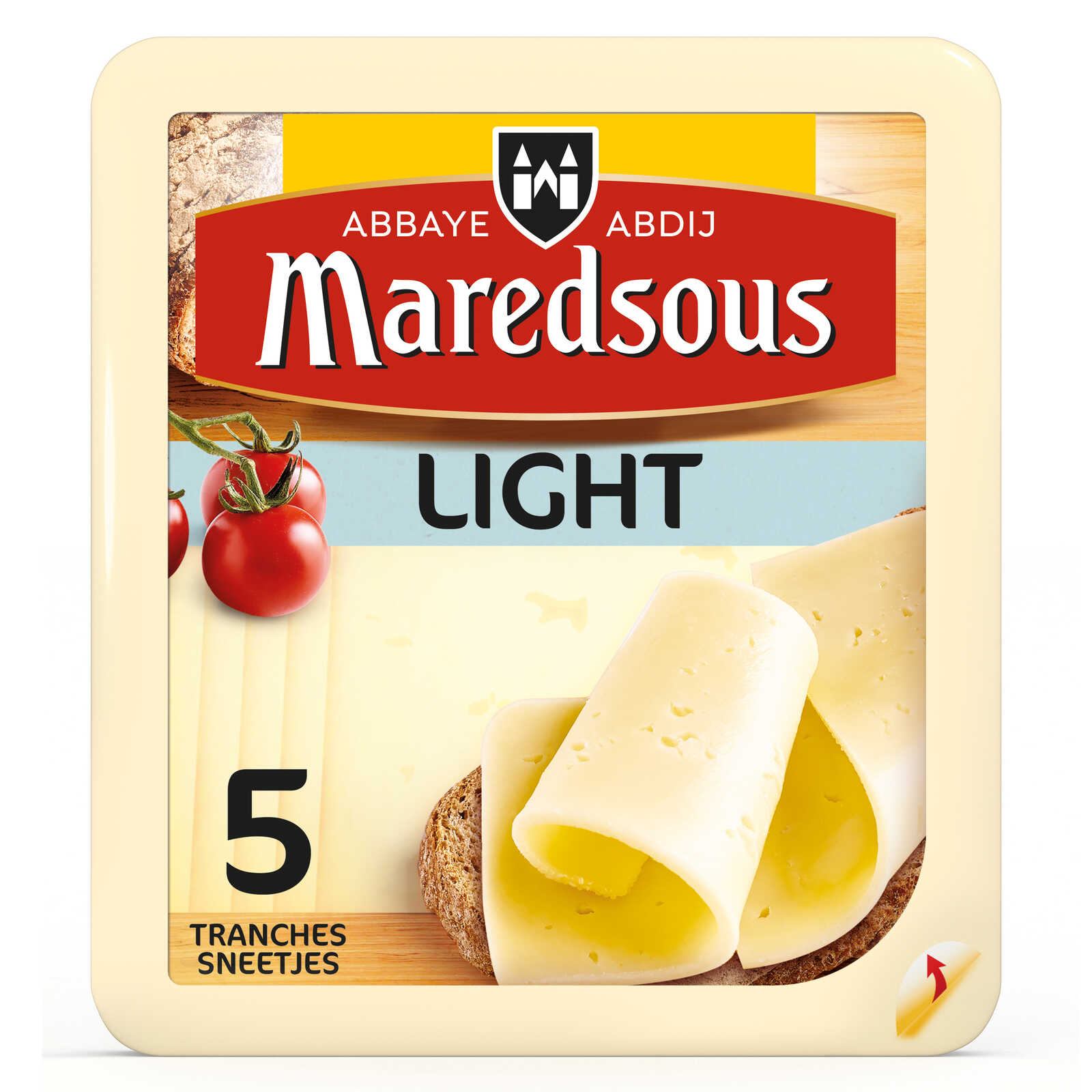Maredsous | Fromage en tranches | Light | 140g | 140 gr | Delhaize