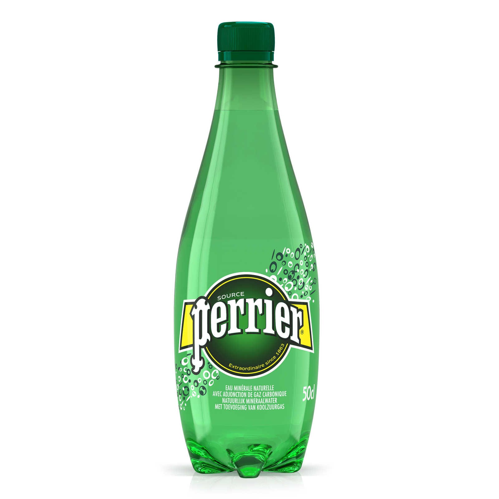 Perrier | Eau minérale naturelle | Pétillante | PET | 50 cl | Delhaize
