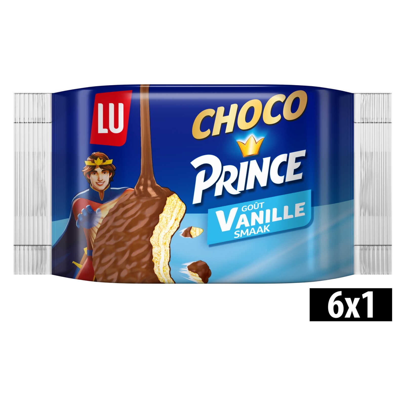 LU | Prince | Cookies | Choco Prince | Chocolat | Vanille | 6 x 28,5 gr ...