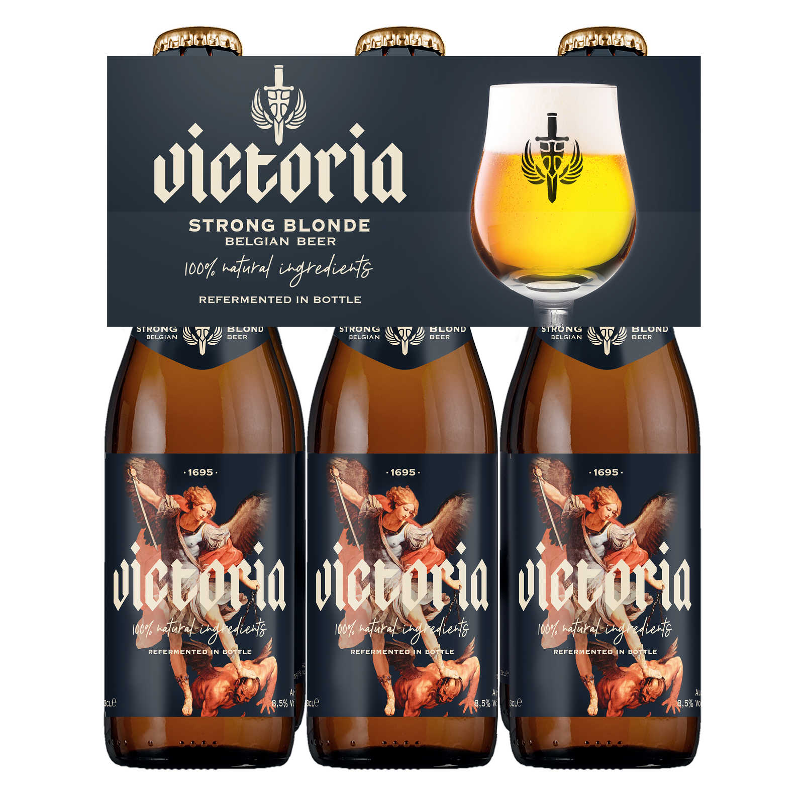 Victoria | Bière blonde | 8,5% alc | 4+2 | 6 x 33 cl | Delhaize