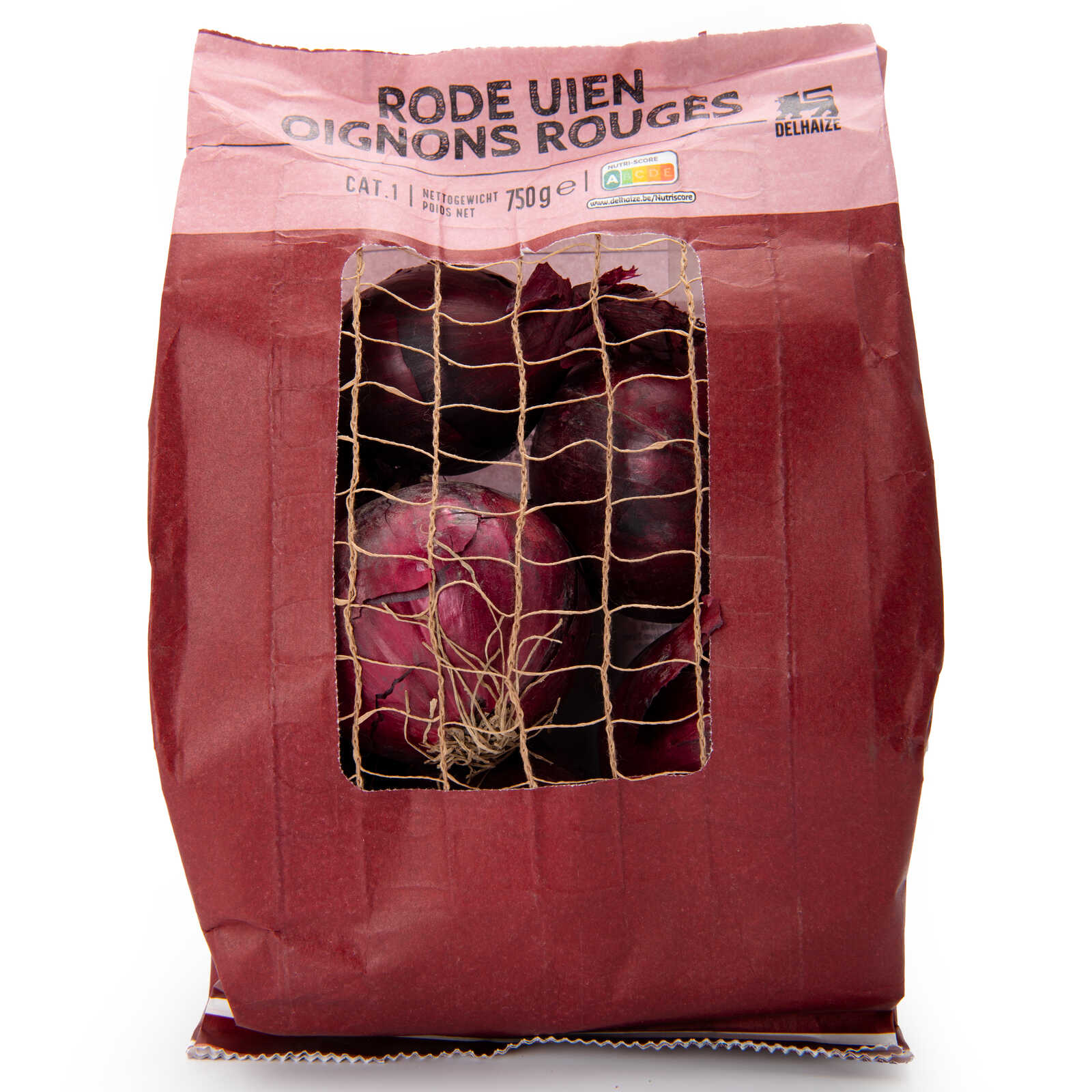 Delhaize | Oignons | Rouges | Emballés | 750 gr | Delhaize