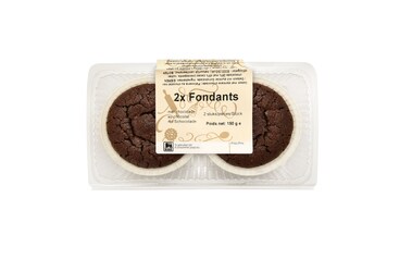 Delhaize | Fondant Chocolat 3+1 | 2 x 150 gr | Delhaize