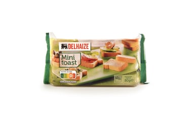 Delhaize | Toast | Mini | 80 gr | Delhaize