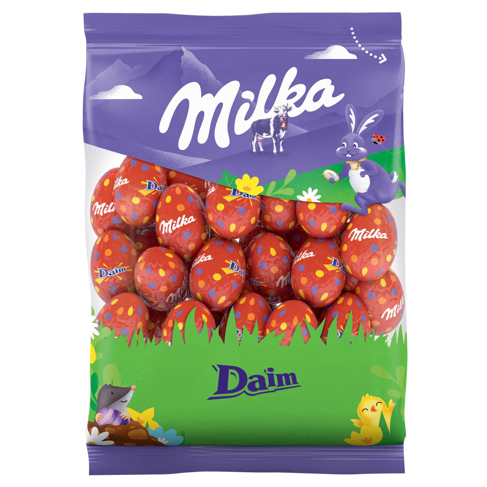 Milka | Chocolade | Eitjes | Melk Daim | 350 gr | Delhaize