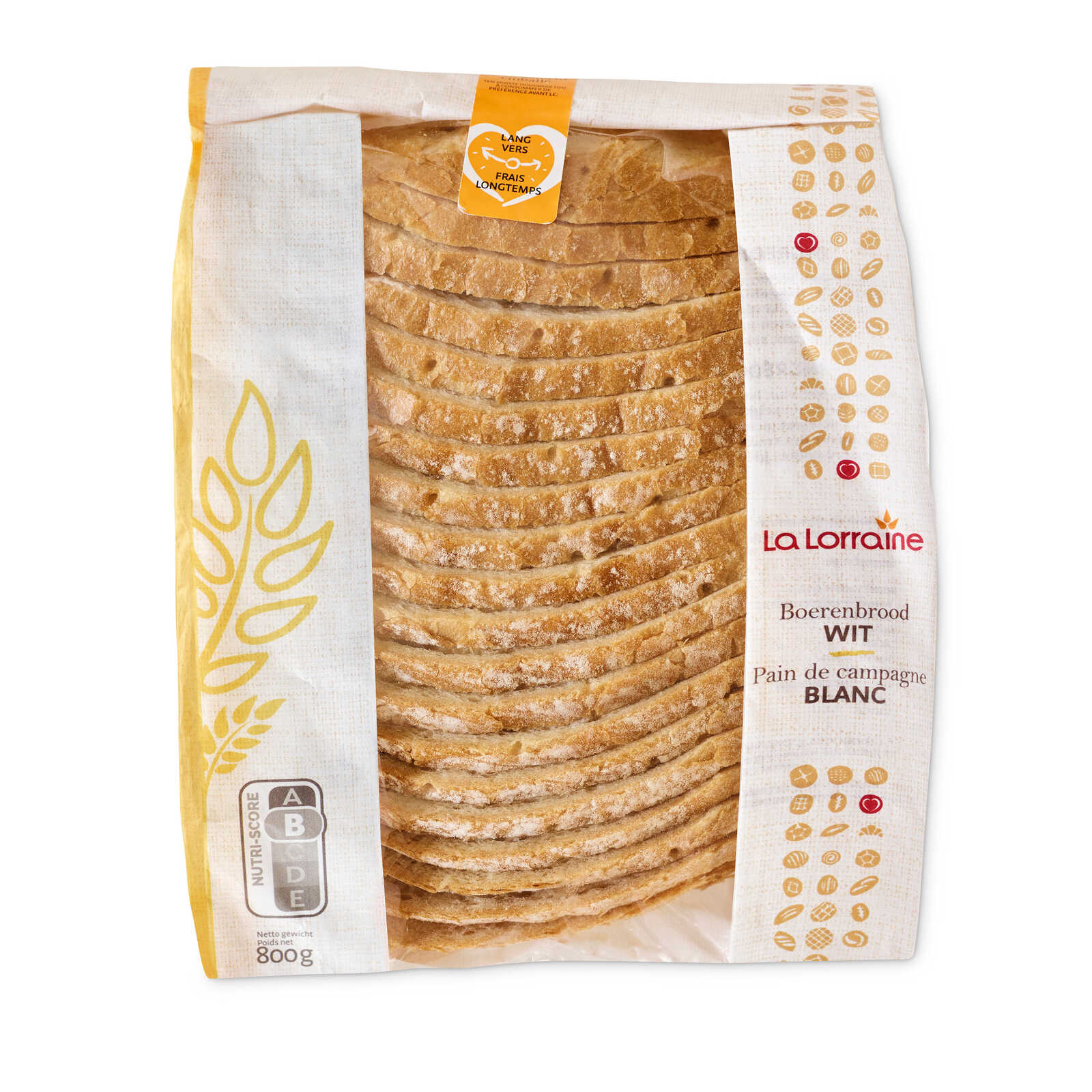 La Lorraine | Pain de campagne | Blanc | 800 gr | Delhaize