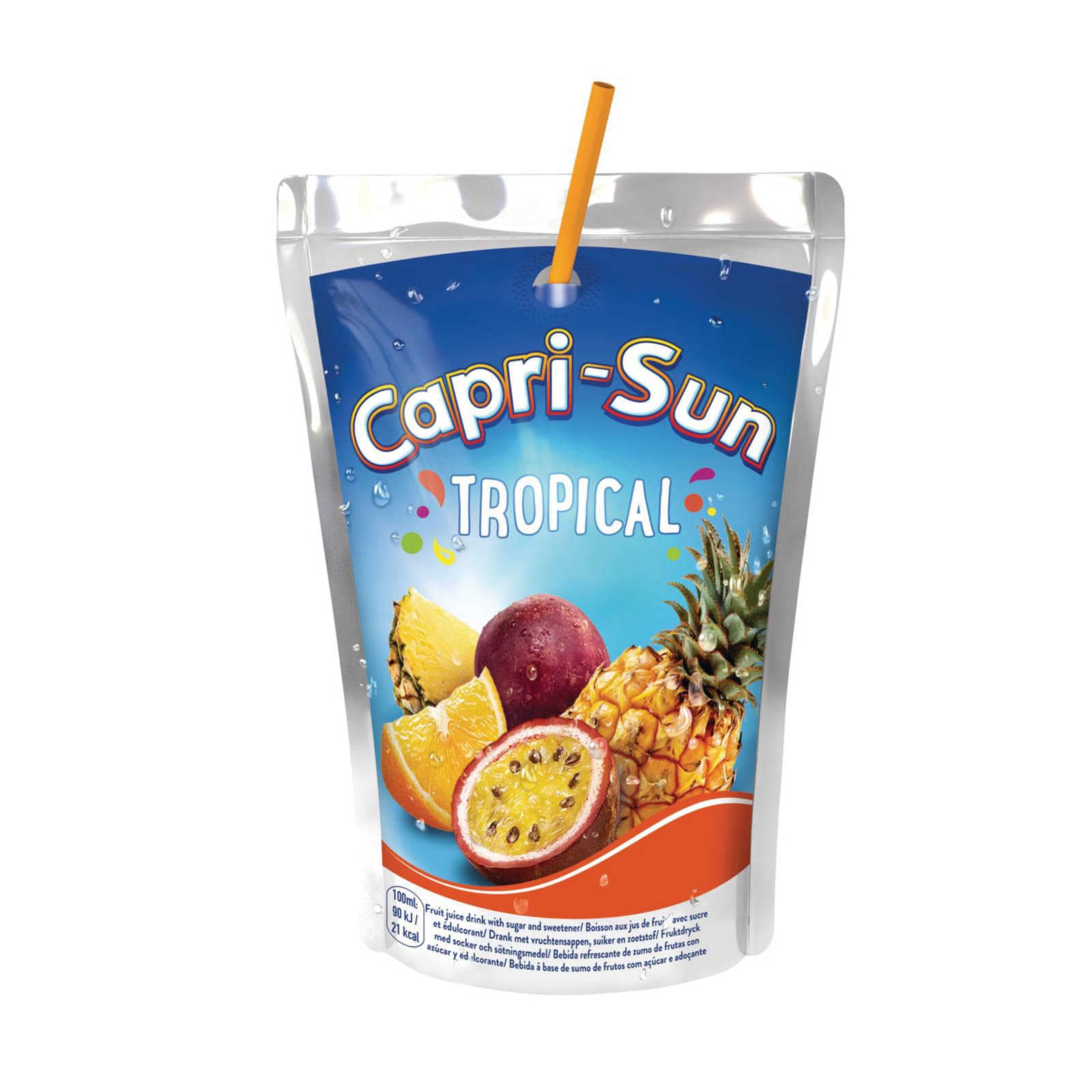 Capri-Sun | Limonade | Tropical | Pouch | 20 cl | Delhaize