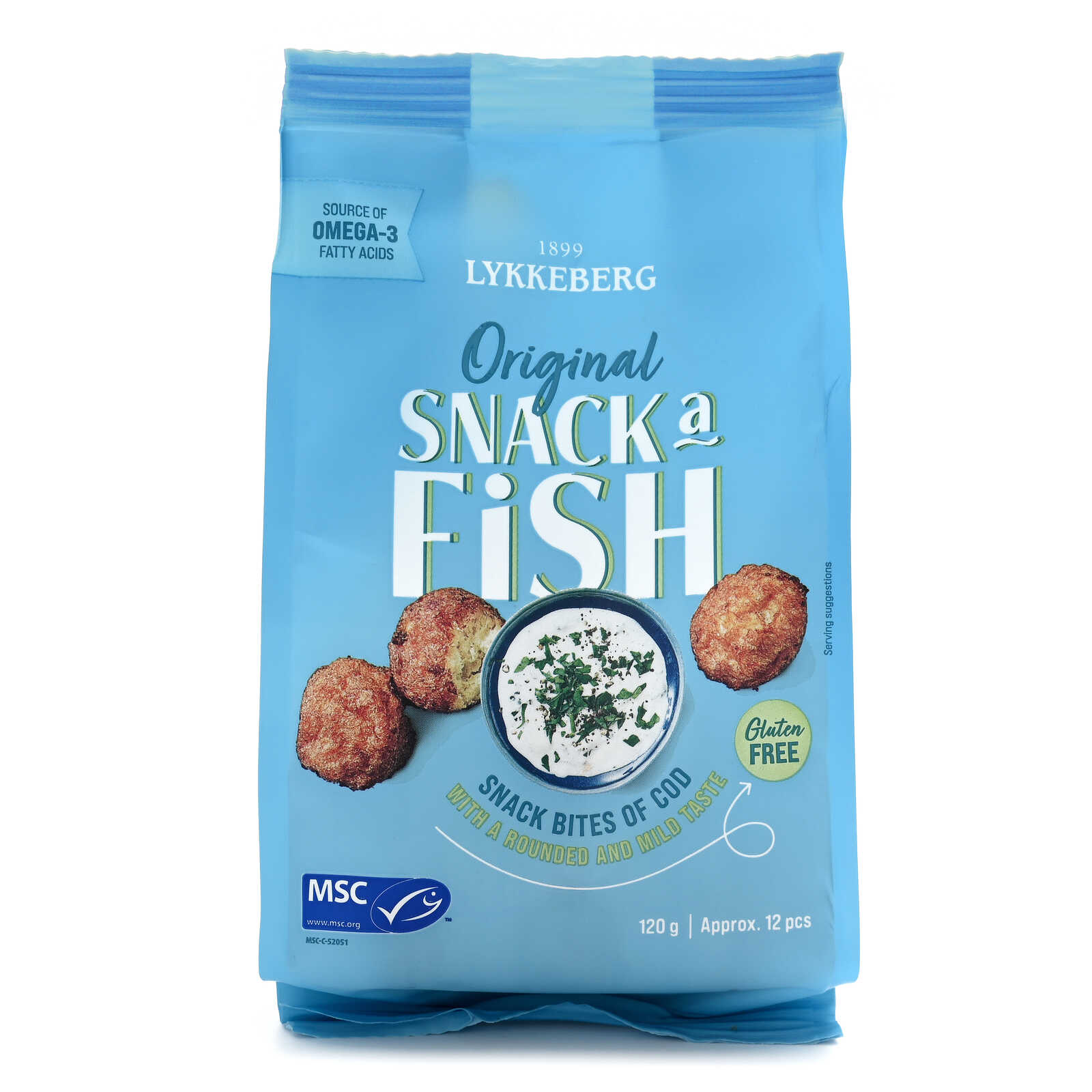 1899 Lykkeberg | Snack a Fish | Classic | 120 gr | Delhaize