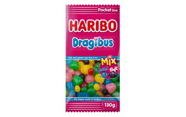 Haribo | Snoepjes | Dragibus Duo Mix | 130 gr | Delhaize