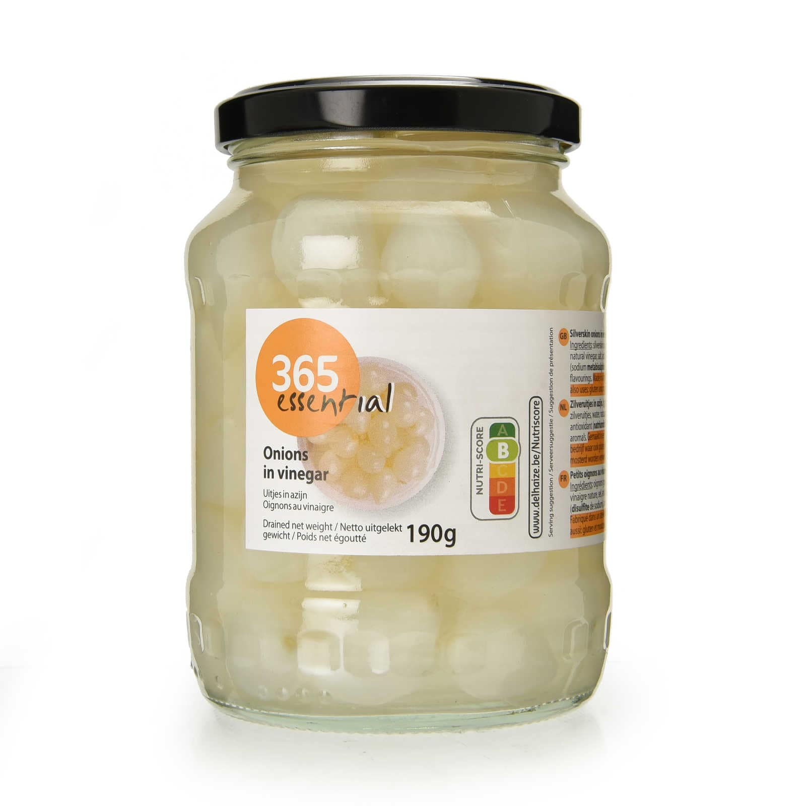 365 | Uitjes | Azijn | 190 gr | Delhaize