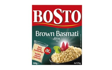 Bosto | Rijst | Bruin | Basmati | 4 x 125 gr | Delhaize
