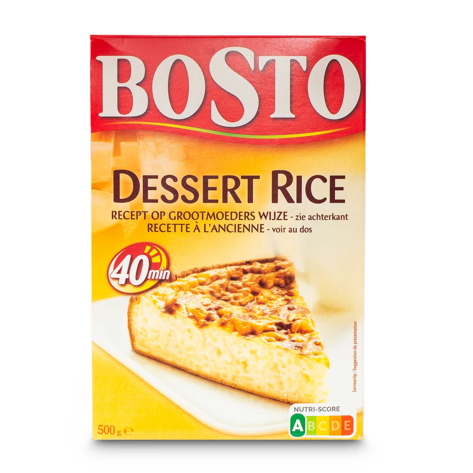 Bosto | Rijst | Dessert | Bereiding | 500 gr | Delhaize