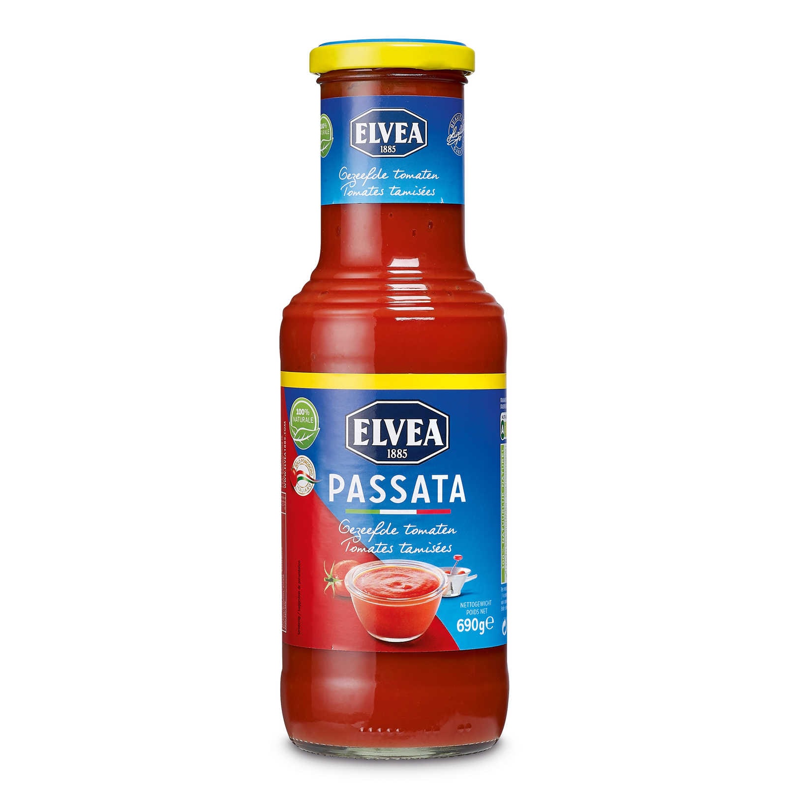 Elvea | Tomates | Tamisees | 690 gr | Delhaize