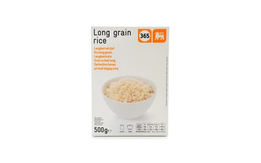 365 | Delhaize | Rijst | Langkorrel | 4 x 125 gr | Delhaize