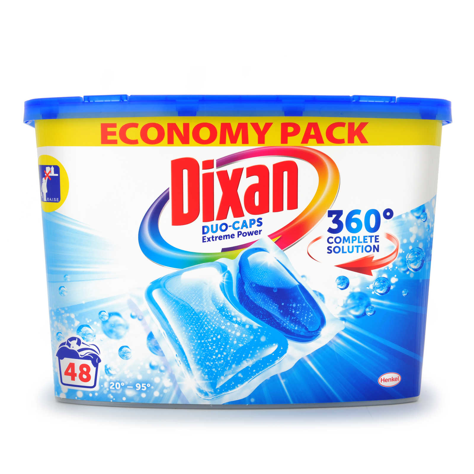 Dixan | Lessive duocaps | Extreme power | 48 pc | Delhaize