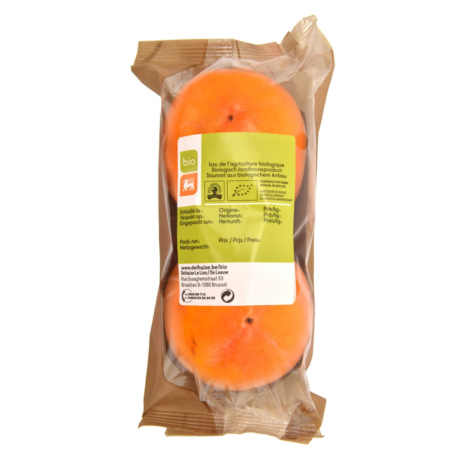 Delhaize | Bio | Kaki | Persimmon | Bio | 2 pc | Delhaize