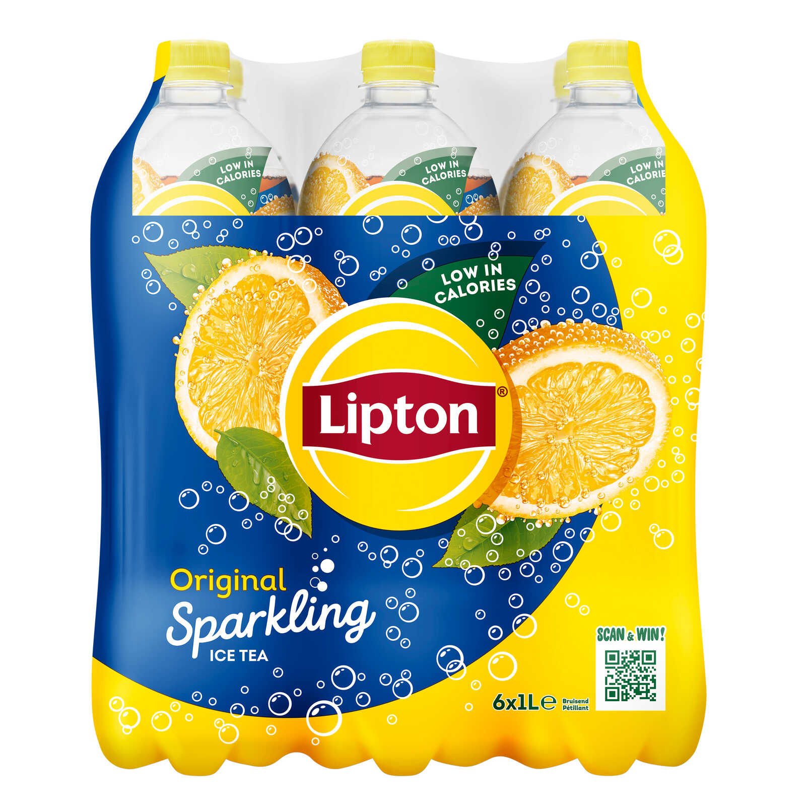Lipton | Ice Tea | Pétillant | Original | 6 x 1 l | Delhaize