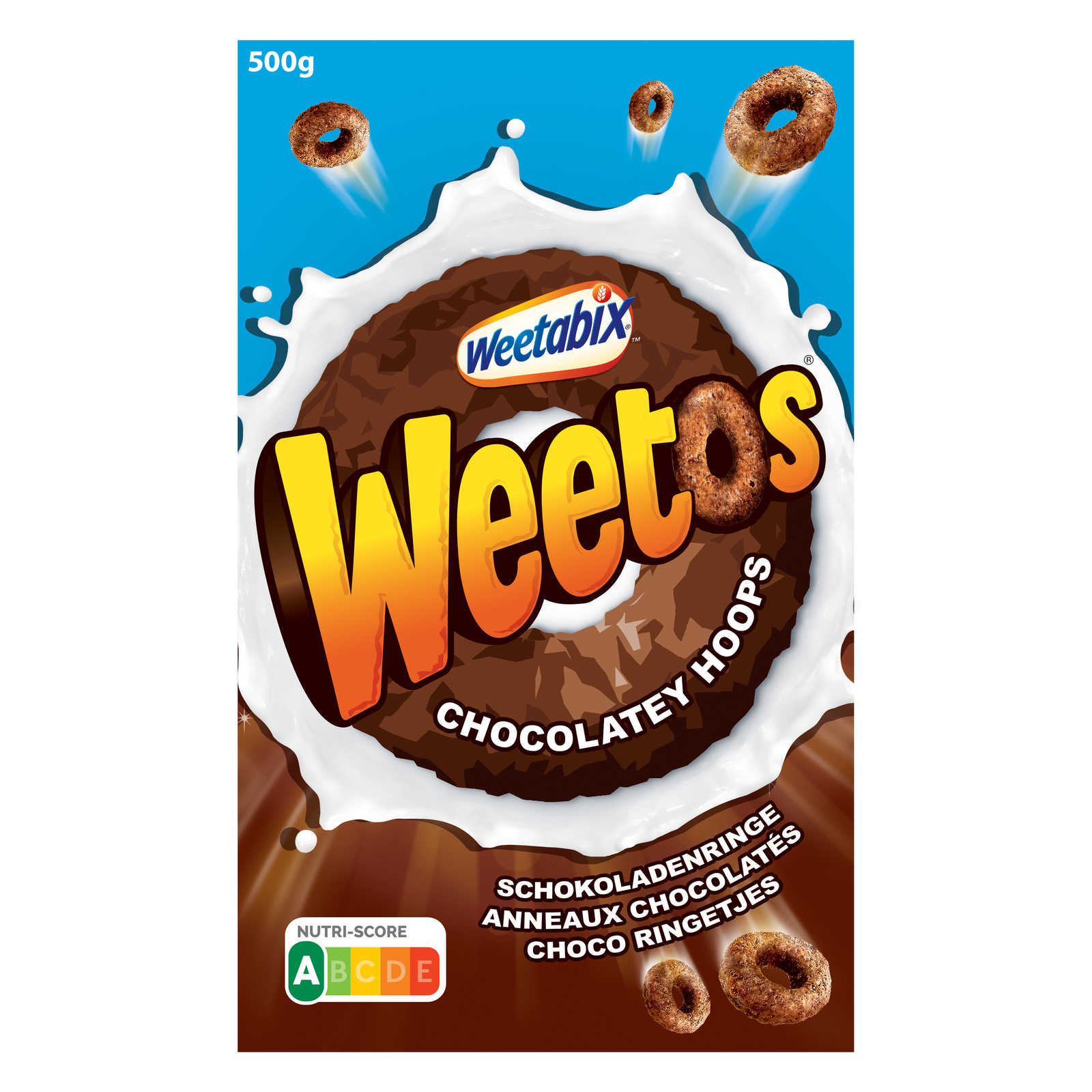 Weetabix | Weetos | Céréales | Anneaux chocolatés | 500 gr | Delhaize