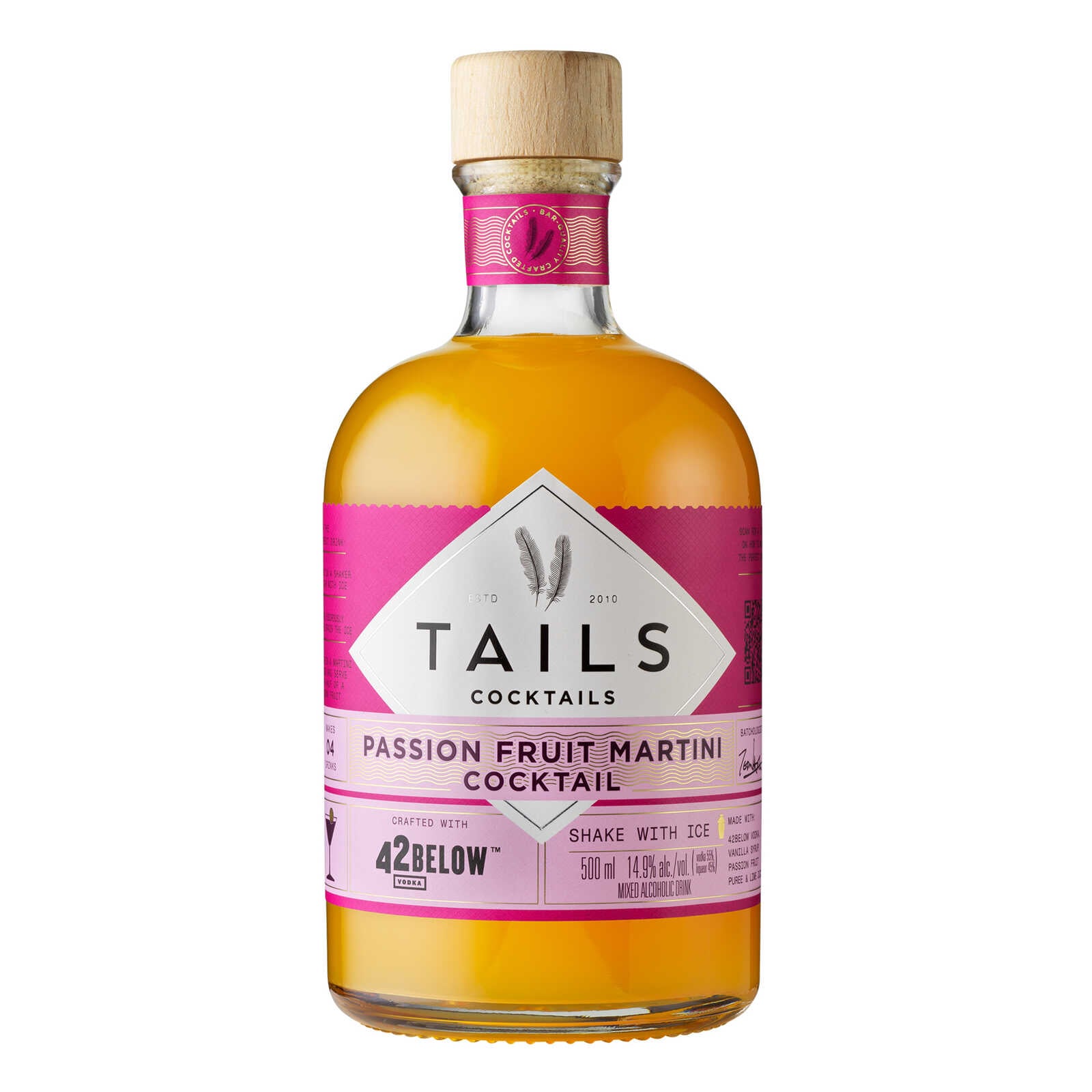 Tails | Passion | Cocktail |Fruit | Martini | 50 cl | Delhaize