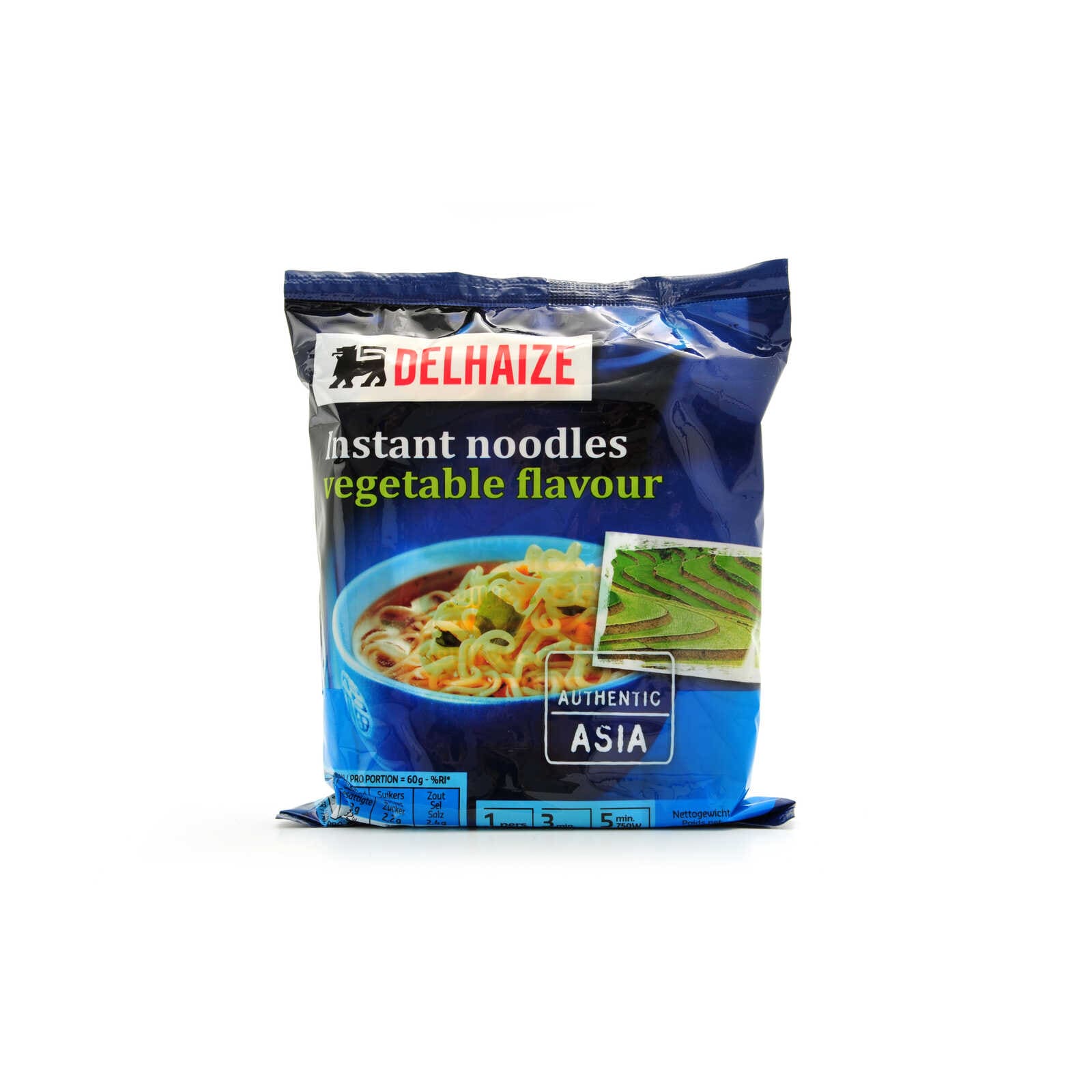 Delhaize | Noodles | Instant | Vegetables | Bag | 60 gr | Delhaize